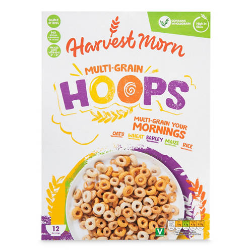 Multigrain Hoops Cereal | ALDI UK
